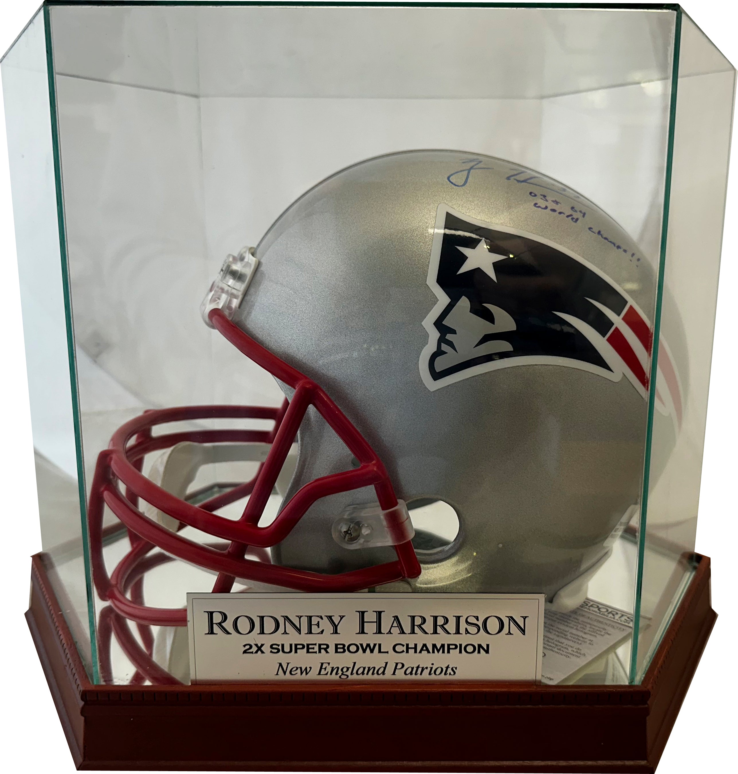 Rodney Harrison Autographed Replica Helmet - JSA COA – Republic Jewelry ...